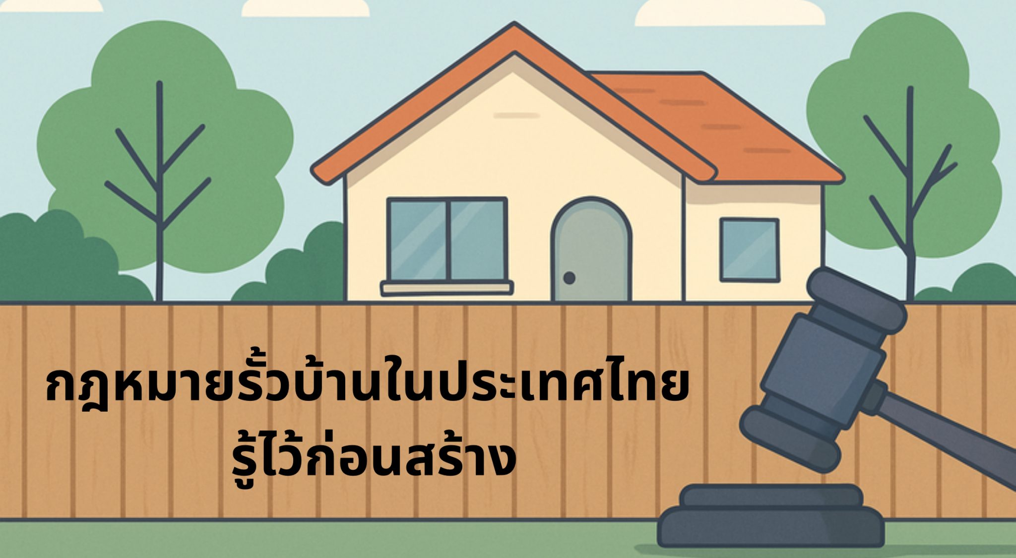 กฎหมายรั้วบ้านในประเทศไทย รู้ไว้ก่อนสร้าง - udomsukliving